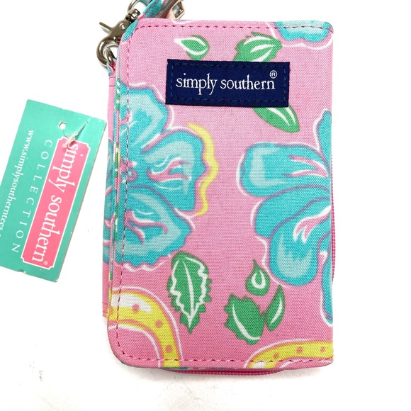 Simply Southern | Bags | Simply Southern Floral Horseshoe Wristlet ...